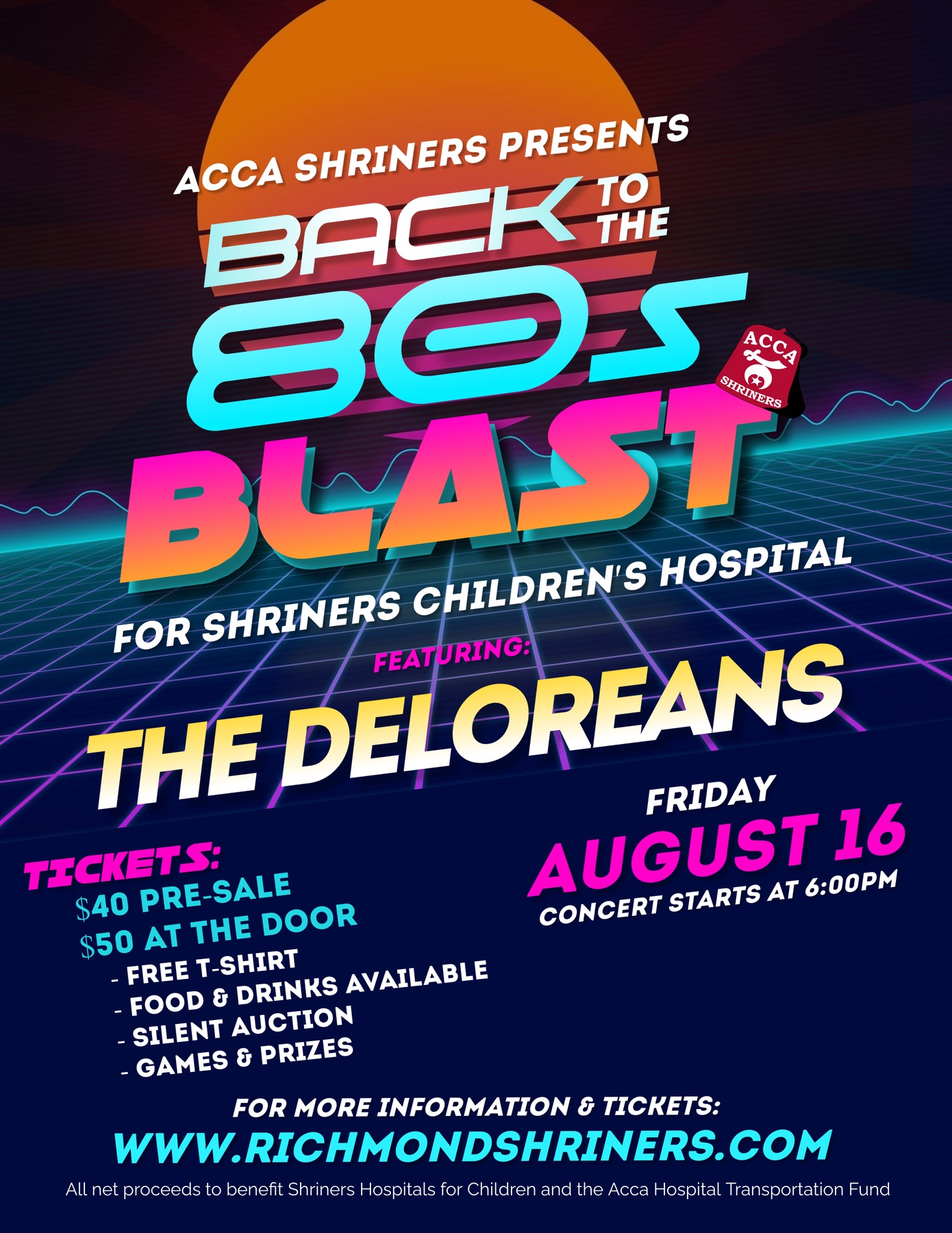 Back to the 80s Blast! – Acca Shriners